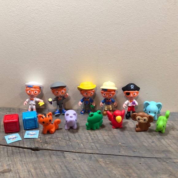 Kideo Jazwares | Toys | Jazwares Blippi Kideo Lot Of 4 Figures | Poshmark